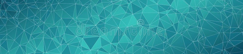 Tech Wide Banner Conception, Vector Triangles Shapes Stock Vector ...