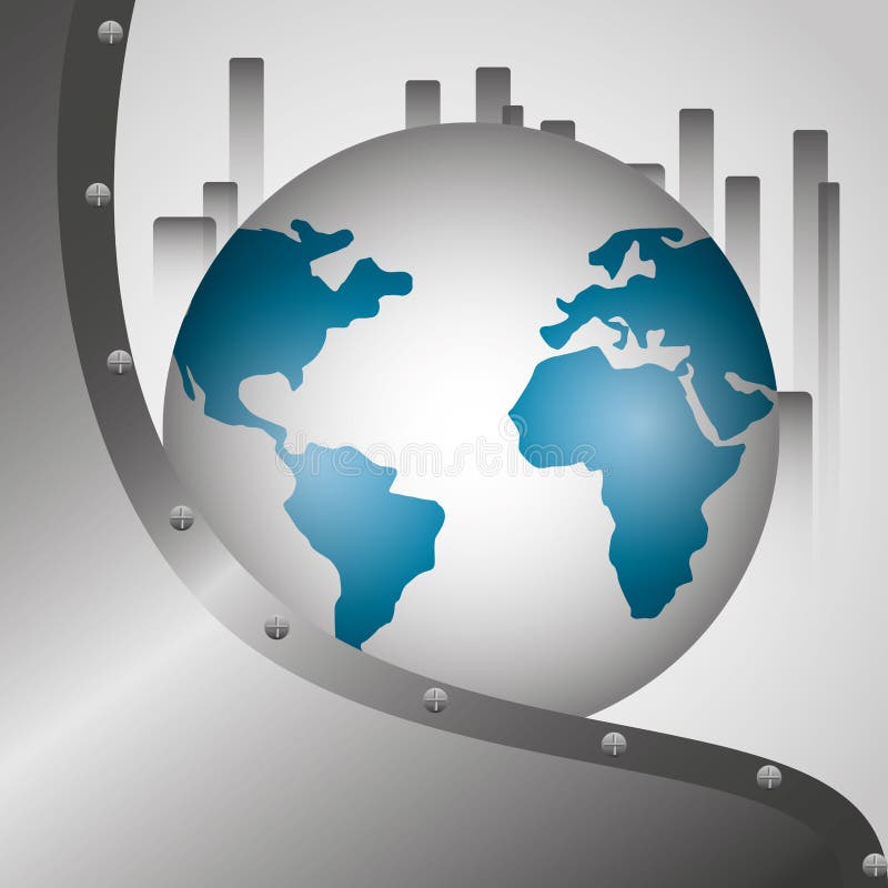 Tech world design stock illustration. Illustration of high - 65734293