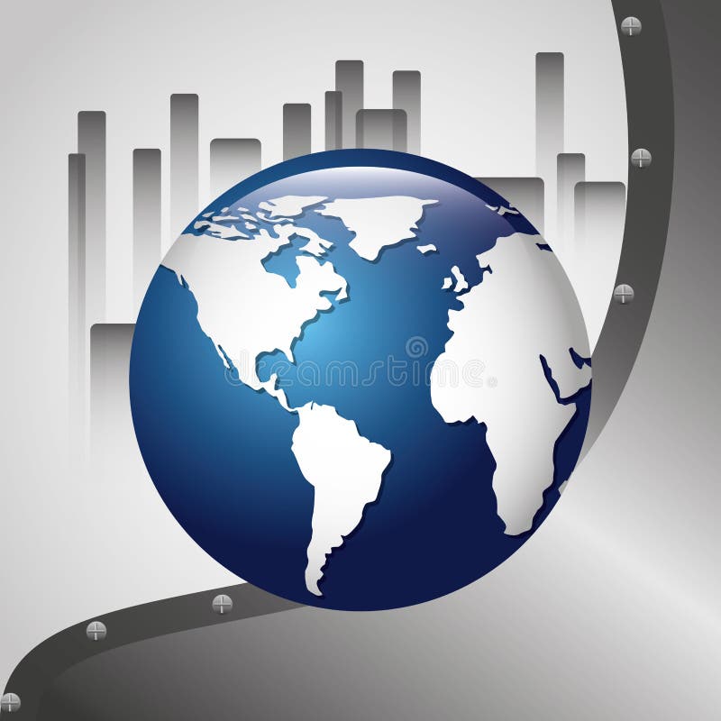 Tech world design stock illustration. Illustration of backdrop - 65734349