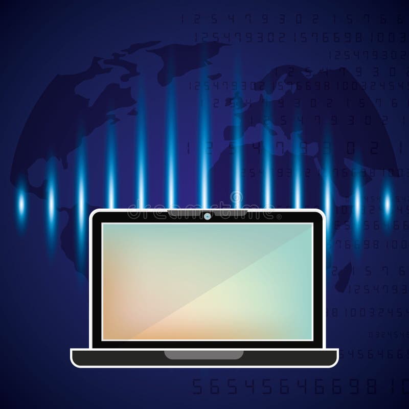 Tech world design stock illustration. Illustration of backdrop - 65734465