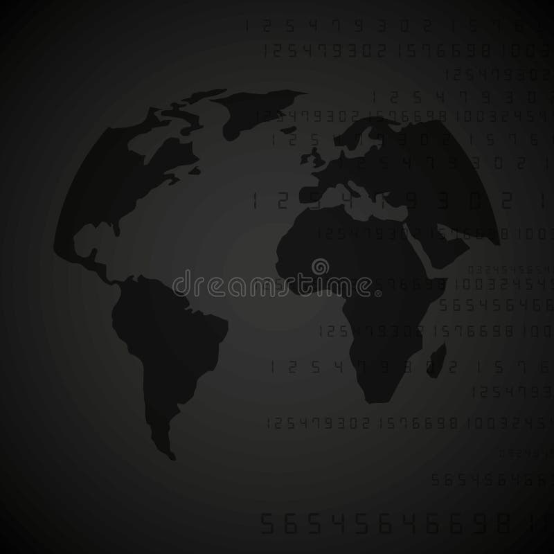 Tech world design stock illustration. Illustration of design - 65734700