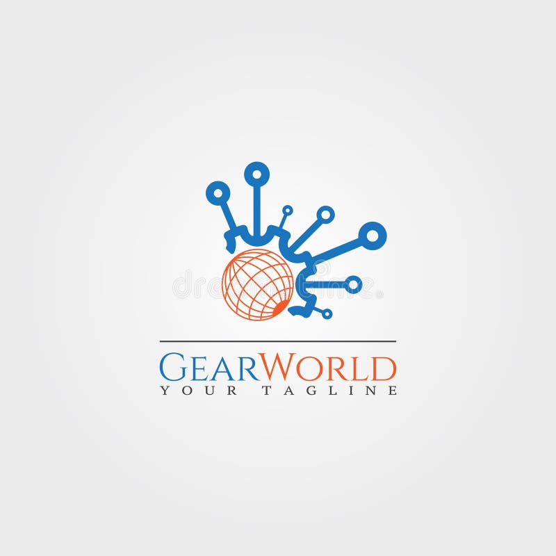 Tech World Logo Template,technology Vector Design for Business ...