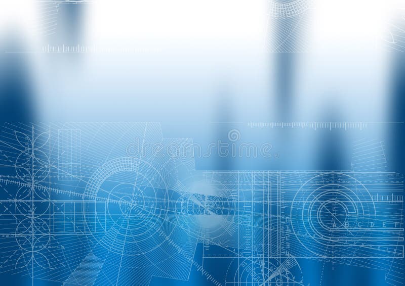 Techbackground blue stock illustration. Illustration of elements - 8210880