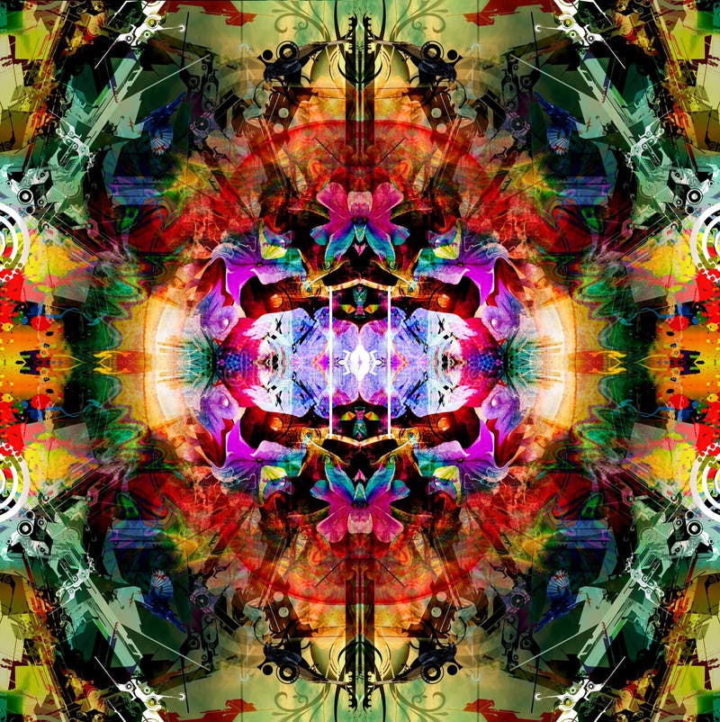 Technical Abstract Background Stock Illustration - Illustration of ...