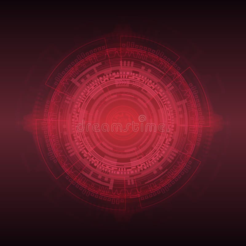 Technical Abstract Vector Illustration. Stock Vector - Illustration of ...