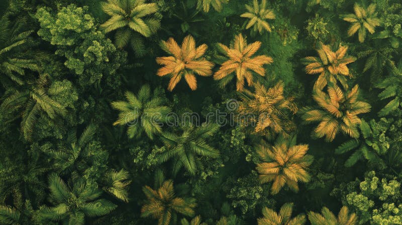 Technical Aerial GIS Map of a Tropical Rainforest with Elevation ...