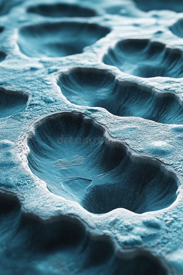 Technical Aerial Visualization of a Glacier Region Showing Elevation ...