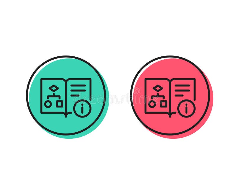 Technical Algorithm Line Icon. Project Documentation Sign. Vector Stock Vector - Illustration of ...