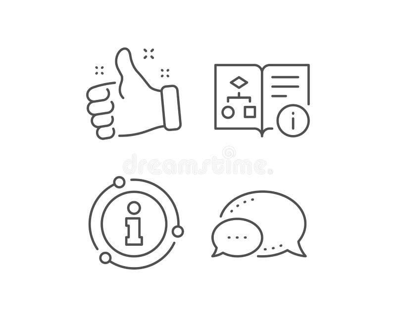 Technical Algorithm Line Icon Project Documentation Sign Vector Stock Vector Illustration Of