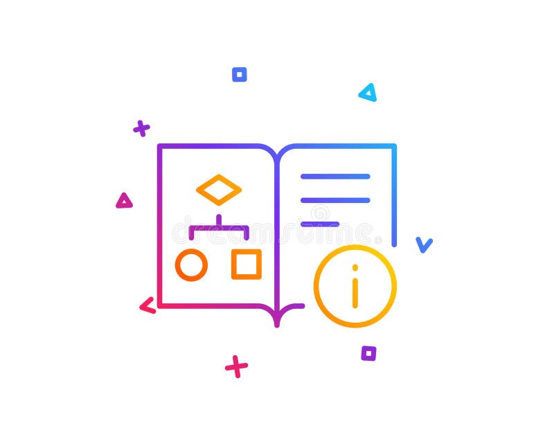 Technical Algorithm Line Icon. Project Documentation Sign. Vector Stock ...
