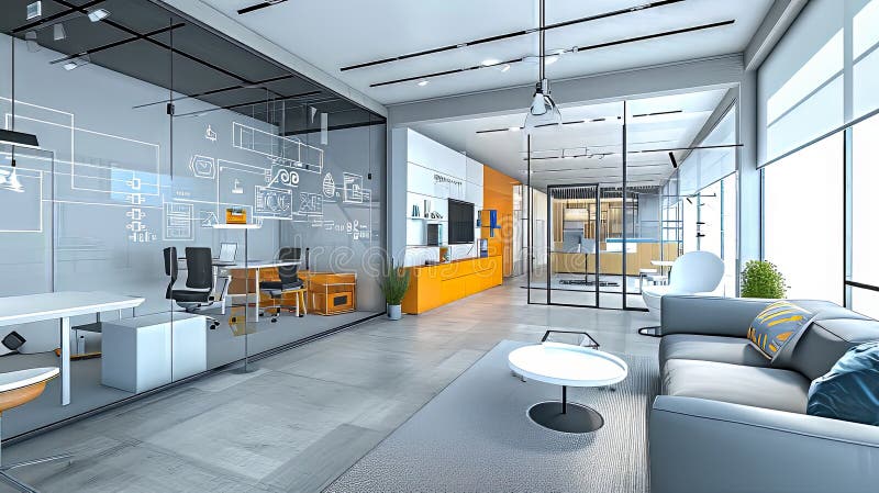 Technical Area Room Dining Ambiance Stock Illustration - Illustration ...