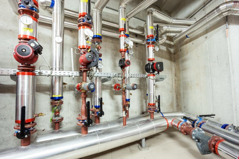 The technical area stock image. Image of equipment, pipeline - 76708627