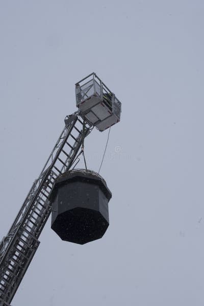 Technical Assistance during Firefighting Operations Stock Image - Image ...