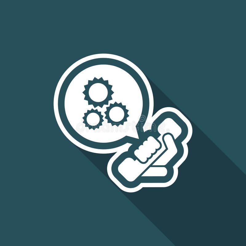 Technical assistance icon stock vector. Illustration of info - 117822615