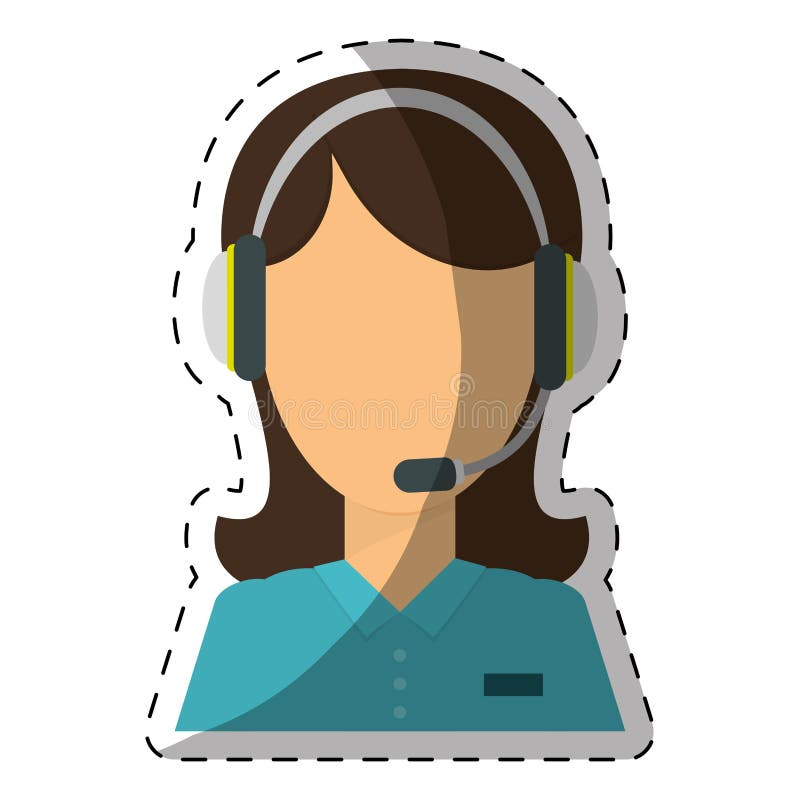 Technical Assistant Icon Image Stock Illustration - Illustration of ...