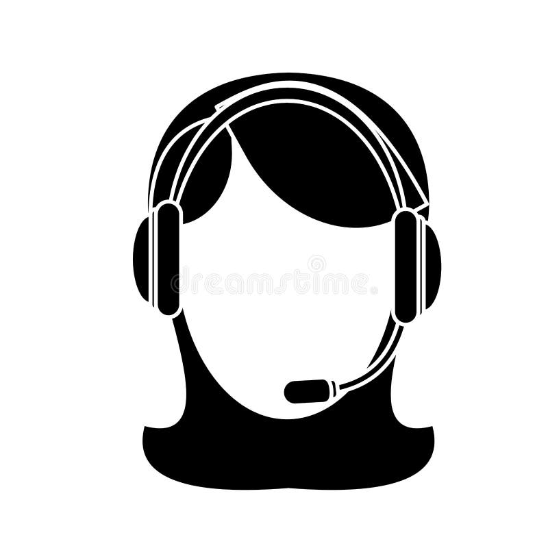 Technical Assistant Icon Image Stock Illustration - Illustration of ...