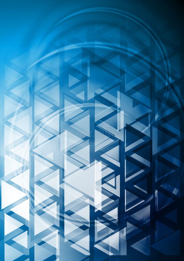 Abstract Blue Technical Background Stock Vector - Illustration of easy ...