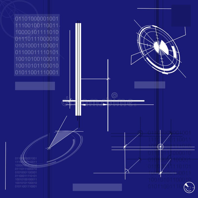 Technical background stock illustration. Illustration of concept - 28815814