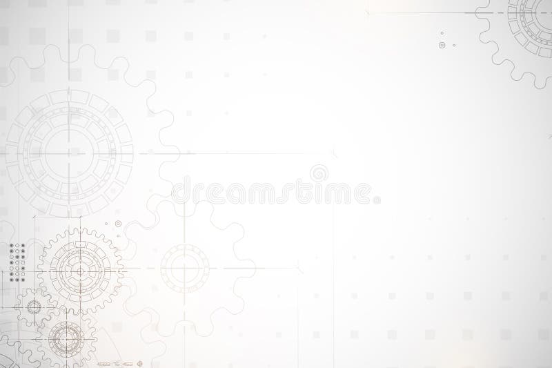 Technical Background. Abstract Parts of Engine Stock Vector ...