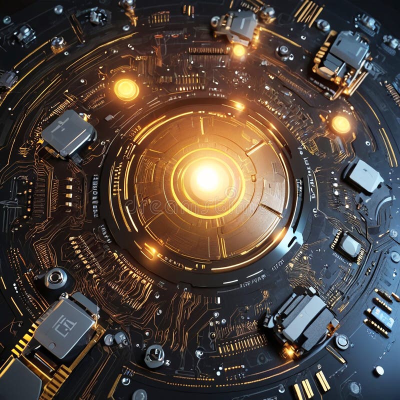 Technical Background stock illustration. Illustration of security ...