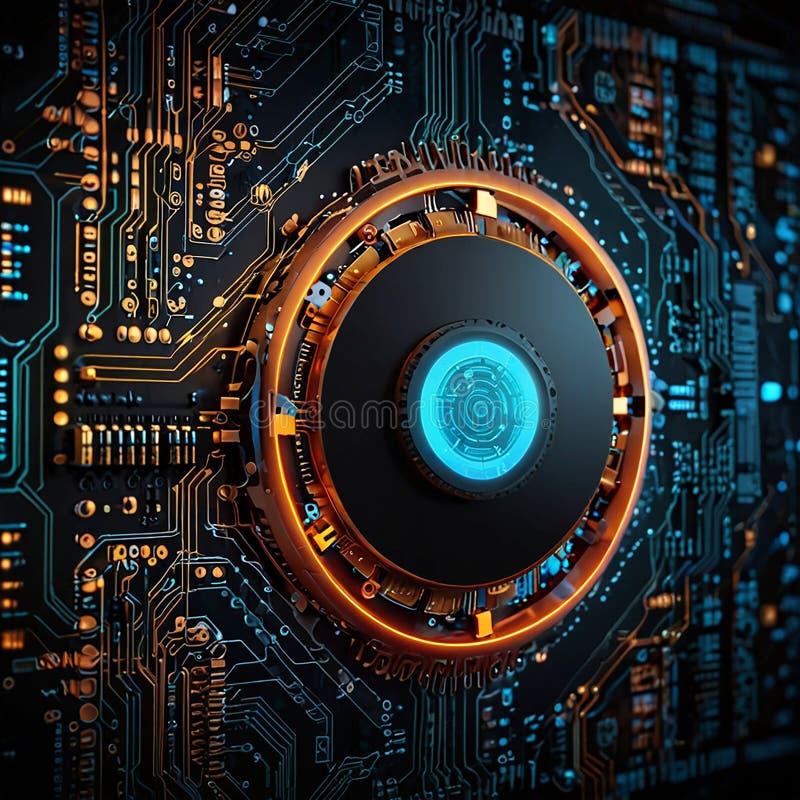 Technical Background stock illustration. Illustration of digital ...