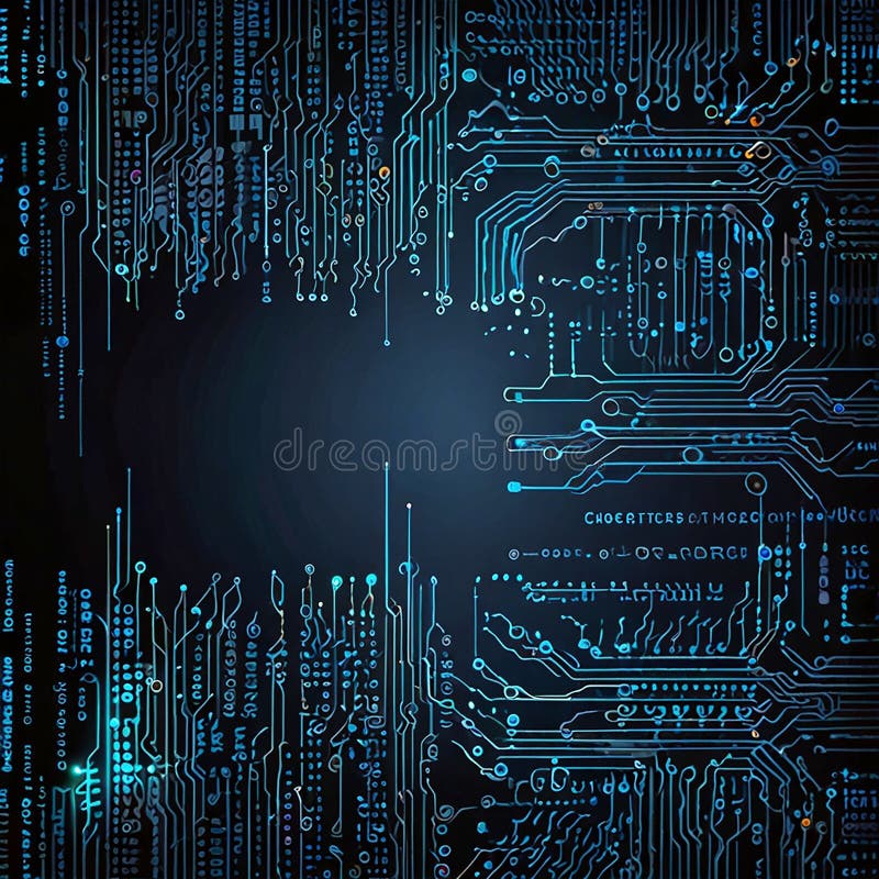 Technical Background stock illustration. Illustration of network ...