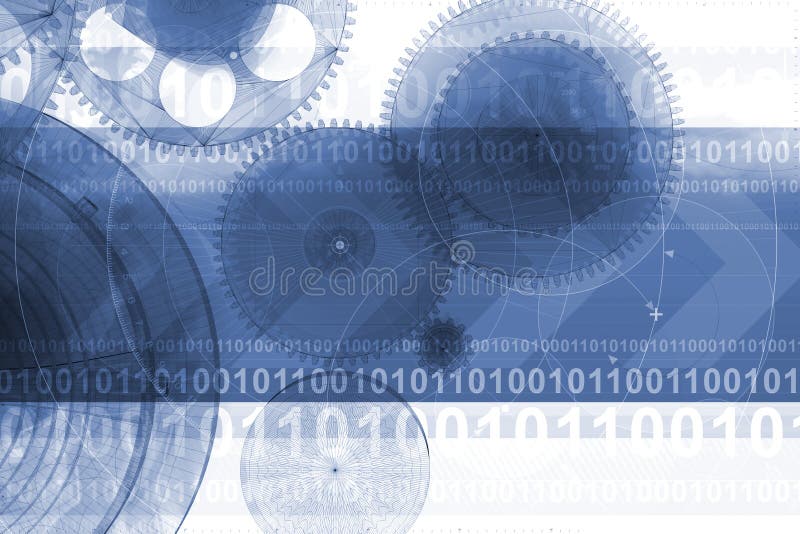 Technical Background Design Stock Illustration - Illustration of ...