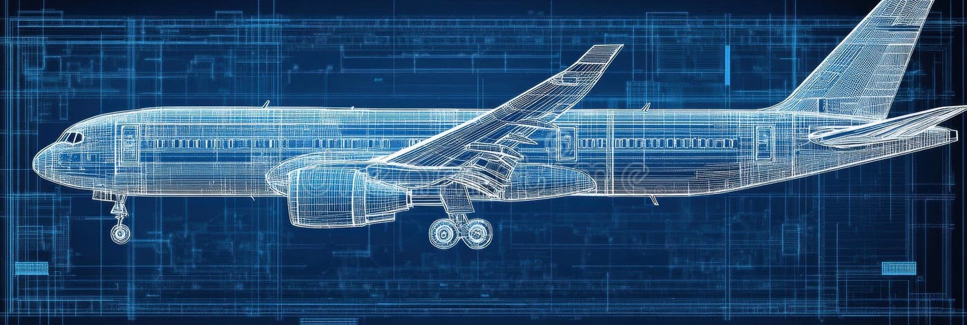 Aircraft Cad Drawing Stock Photos - Free & Royalty-Free Stock Photos ...