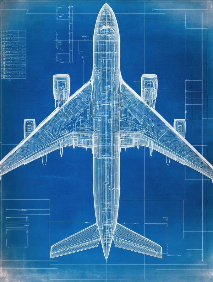 Technical Blueprints Showcasing Detailed Design and Layout of an ...