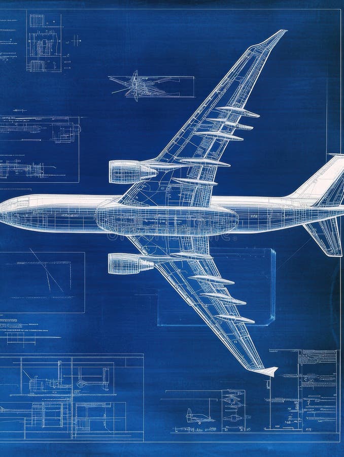 Technical Blueprints Showcasing the Intricate Design and Structure of ...