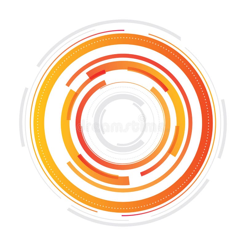 Technical Circular Design stock vector. Illustration of circles - 34959597