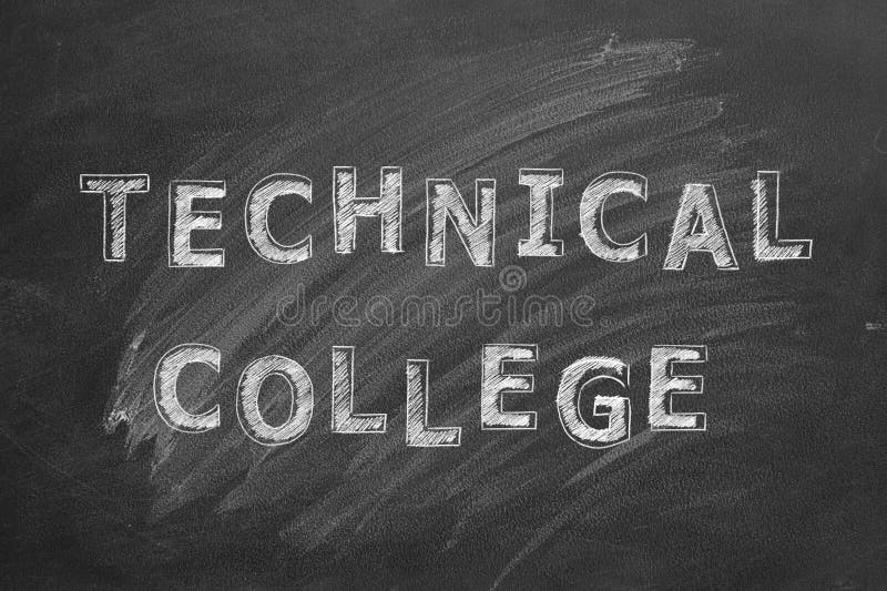 Technical College. Text on Blackboard Stock Illustration - Illustration ...