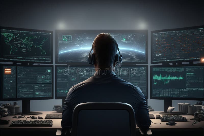 Technical Customer Service Specialist Stock Illustration - Illustration ...