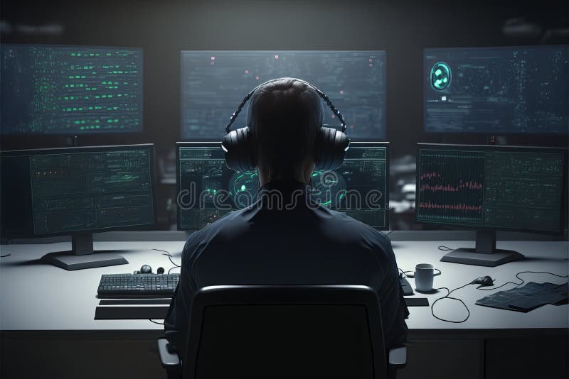 Technical Customer Service Specialist Stock Illustration - Illustration ...