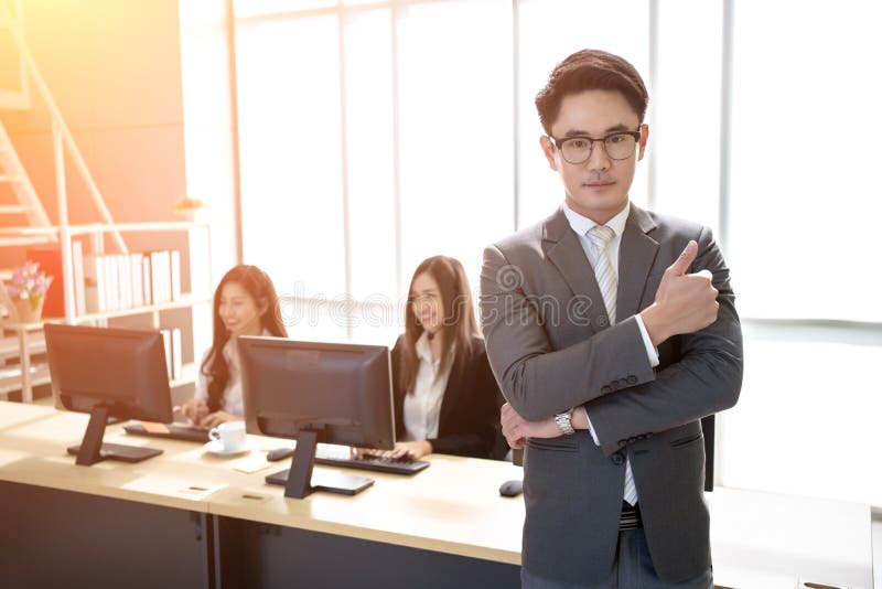 Technical Customer Support Operator Dispatcher Working with Headset in ...