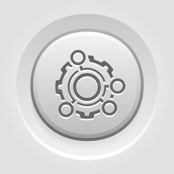 Technical Data Icon. Gear and Option Dots. Engineering Symbol Stock ...