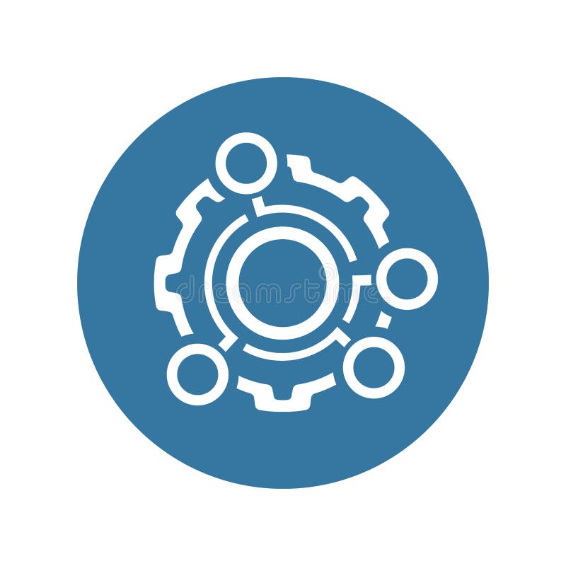 Technical Data Icon. Gear and Option Dots. Engineering Symbol Stock ...