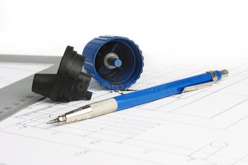 Technical design stock photo. Image of white, aluminium - 8417456