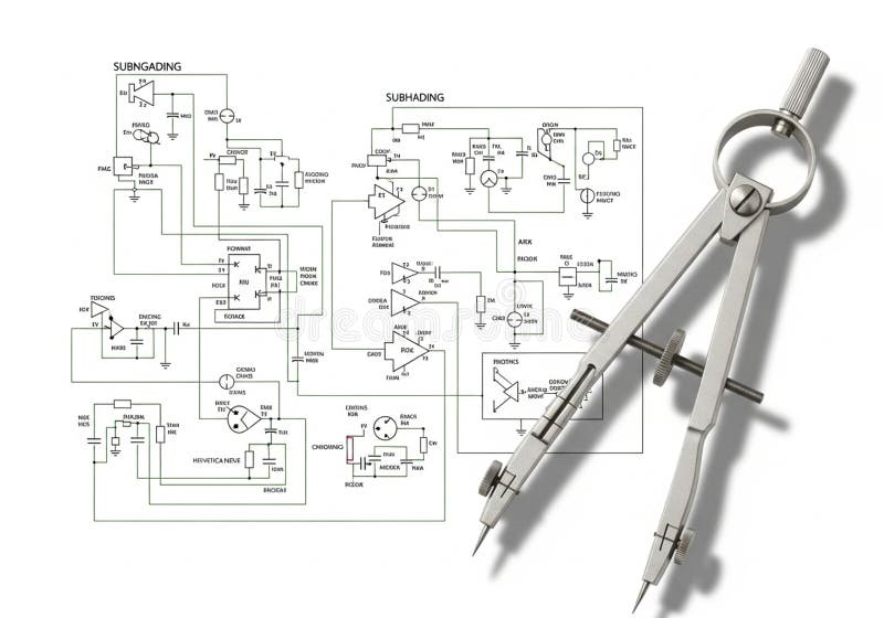 Technical Circuit Circle Stock Illustrations – 12,872 Technical Circuit ...
