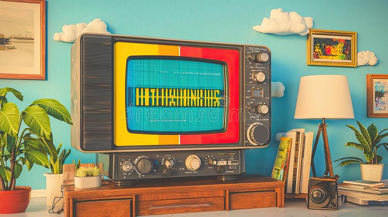 A Technical Difficulties Screen Inspired by Classic Analog TV Color ...