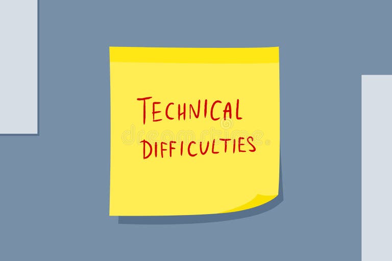Technical Difficulty Stock Illustrations – 170 Technical Difficulty ...
