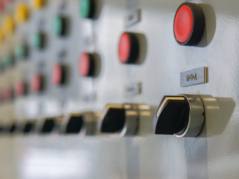 Control Panel with Electric Stock Image - Image of number, alarm: 245547875