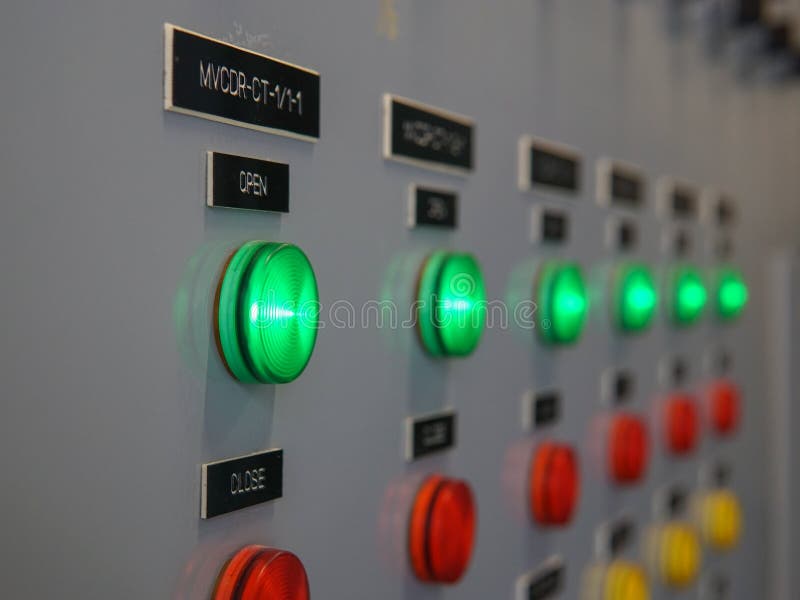 Control Panel with Electric Stock Photo - Image of design, font: 245547894