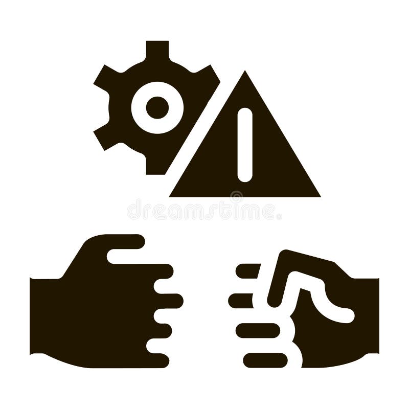Technical Dispute Icon Vector Outline Illustration Stock Vector ...