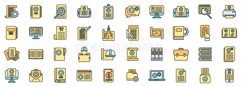 Technical Line Icons Stock Illustrations – 13,195 Technical Line Icons ...