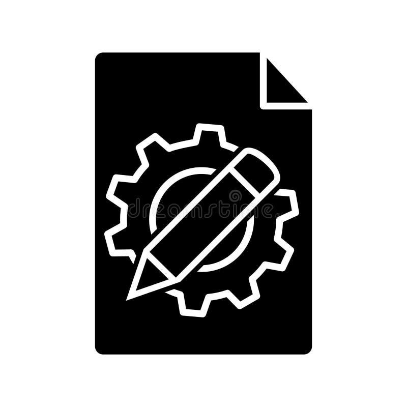 Technical Documentation Icon Vector. Manual Illustration Sign ...