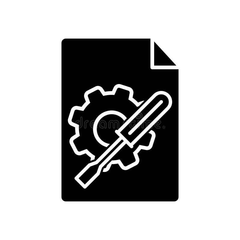 Technical Documentation Icon Vector. Manual Illustration Sign ...