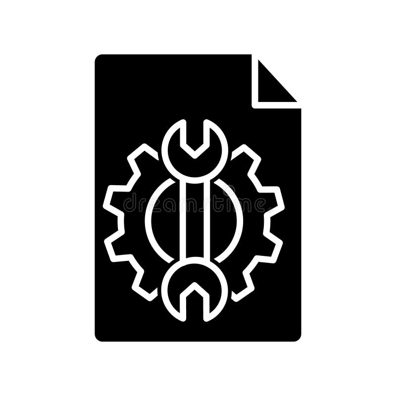 Technical Documentation Icon Vector. Manual Illustration Sign ...
