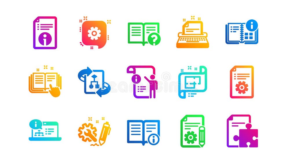 Classic Design Technical Documentation Icon Stock Illustrations – 146 ...