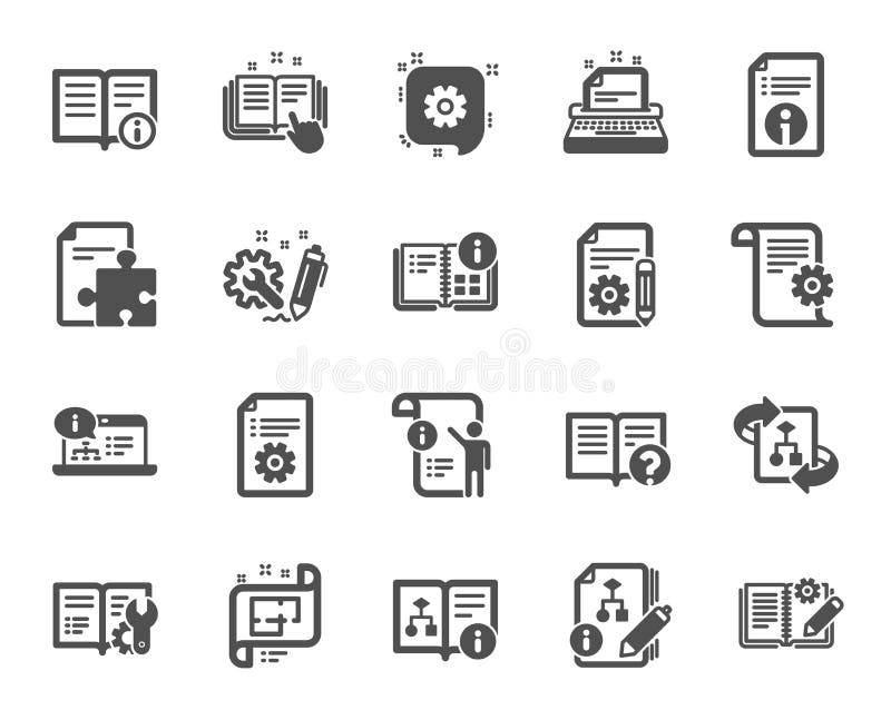 Technical Document Icons Stock Illustrations – 2,904 Technical Document ...